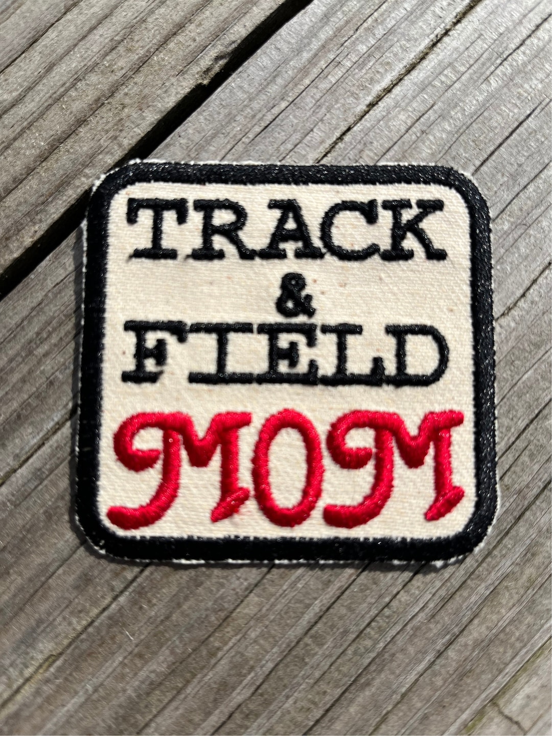 Track and Field Mom Patch, Cross Country Mom Patch for Sports Mom ...