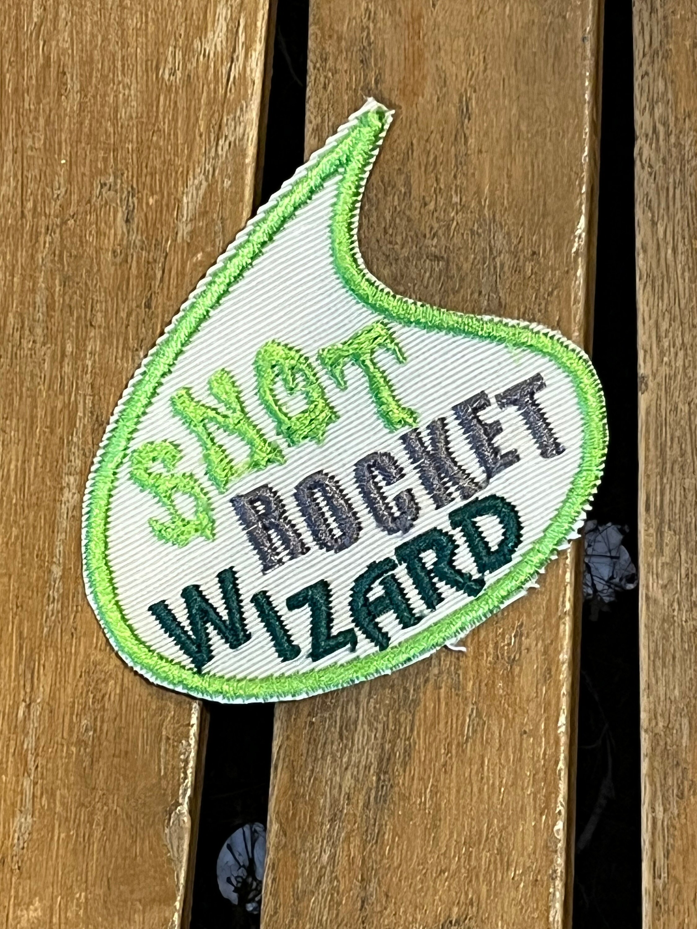 Snot Rocket Wizard Iron-on Patch: Funny Runner/cyclist Gift - Etsy
