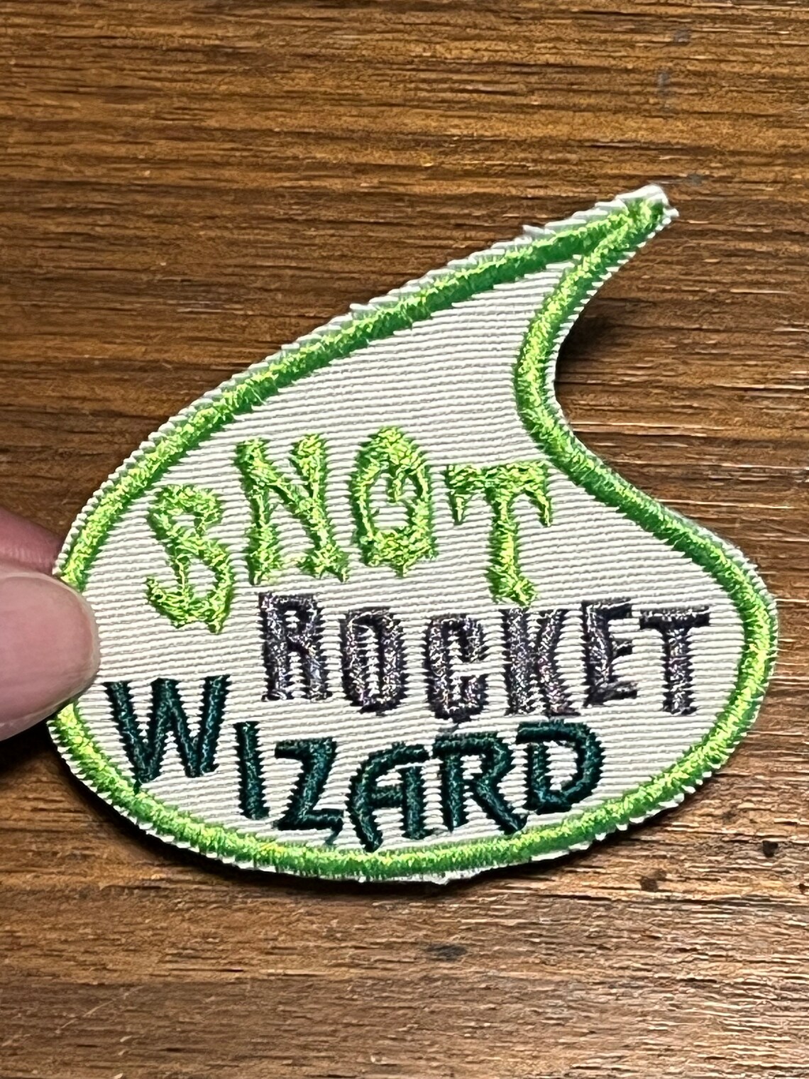 Snot Rocket Wizard Iron-on Patch: Funny Runner/cyclist Gift - Etsy