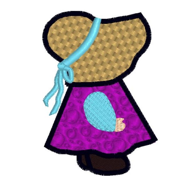 Sunbonnet Sue Machine Embroidery - Etsy