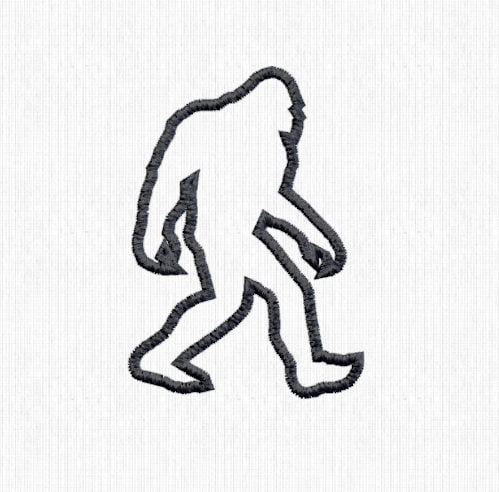 Bigfoot Walking Drawing