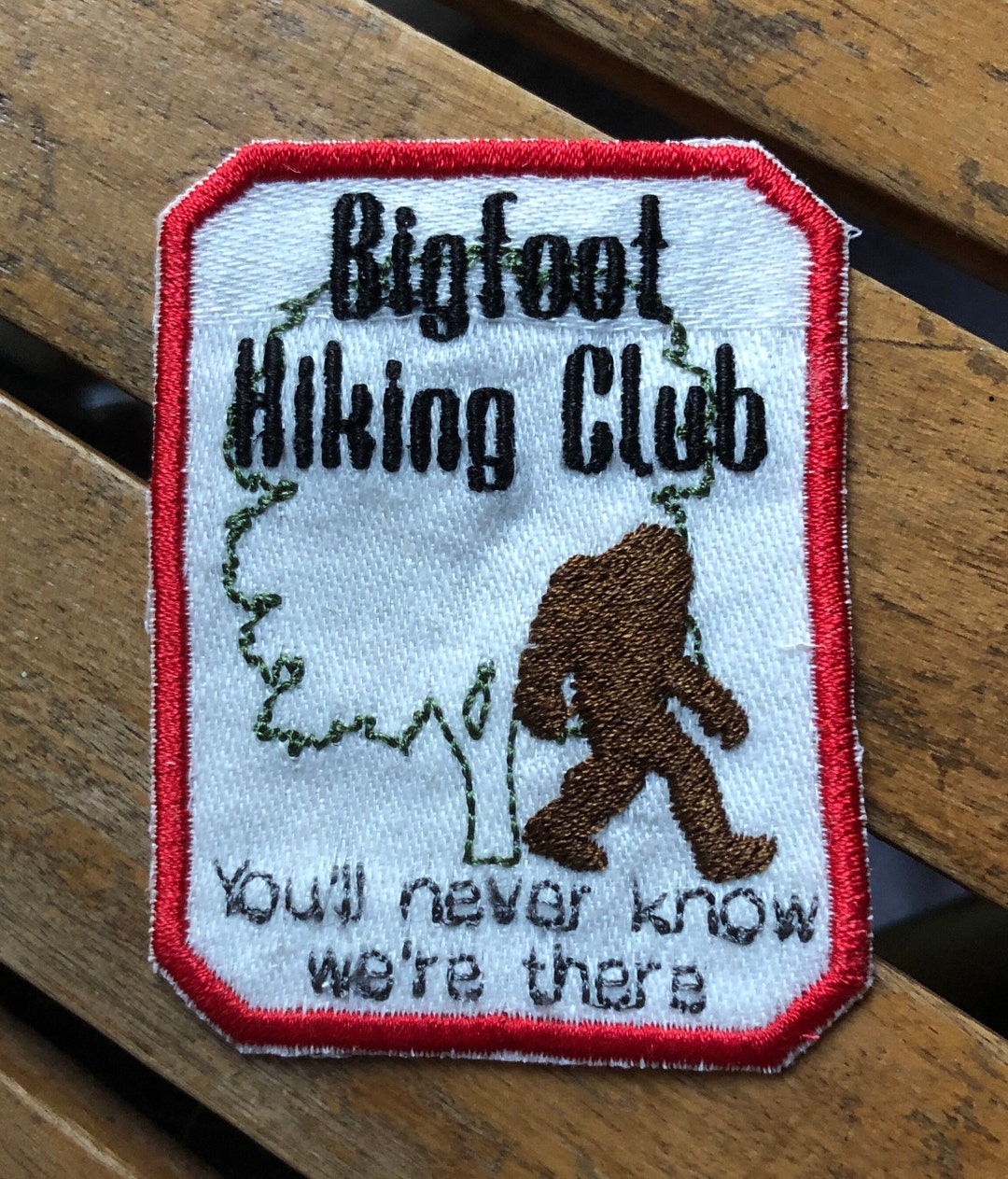 Bigfoot Hiking Club Patch for Backpack, Cryptid Patch for Jacket ...