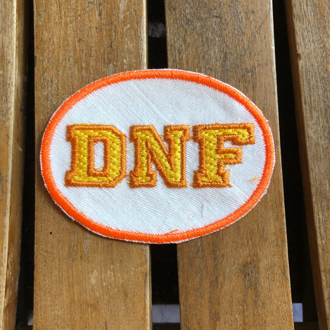 DNF Running Patch, Embroidered Iron-on Patch, Marathon Gift - Etsy