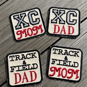 Track and Field Embroidered Patch for Hat, Running Patches for Backpack ...