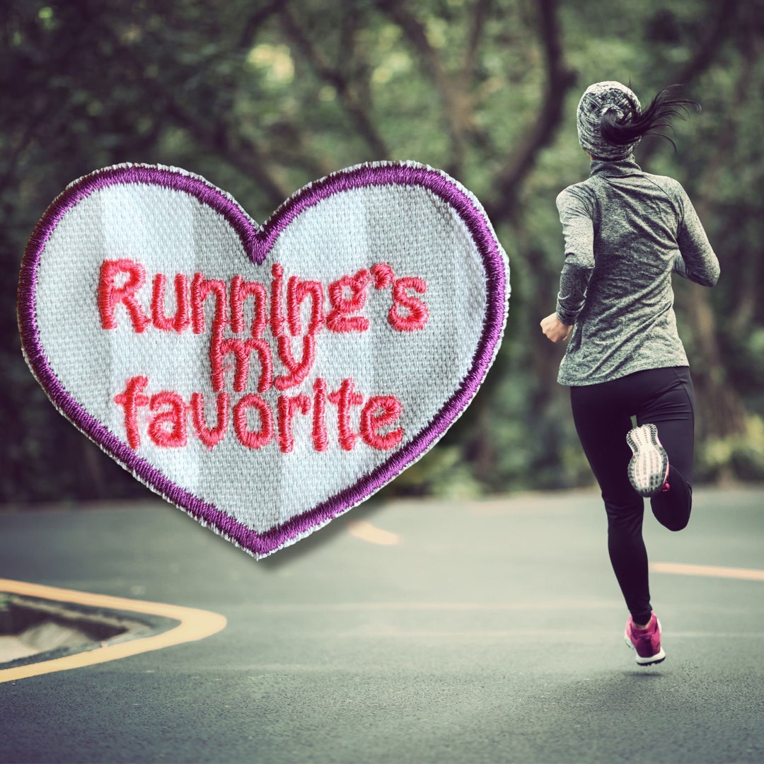 Embroidery Patch for Blanket, Running's My Favorite, Cross Country ...