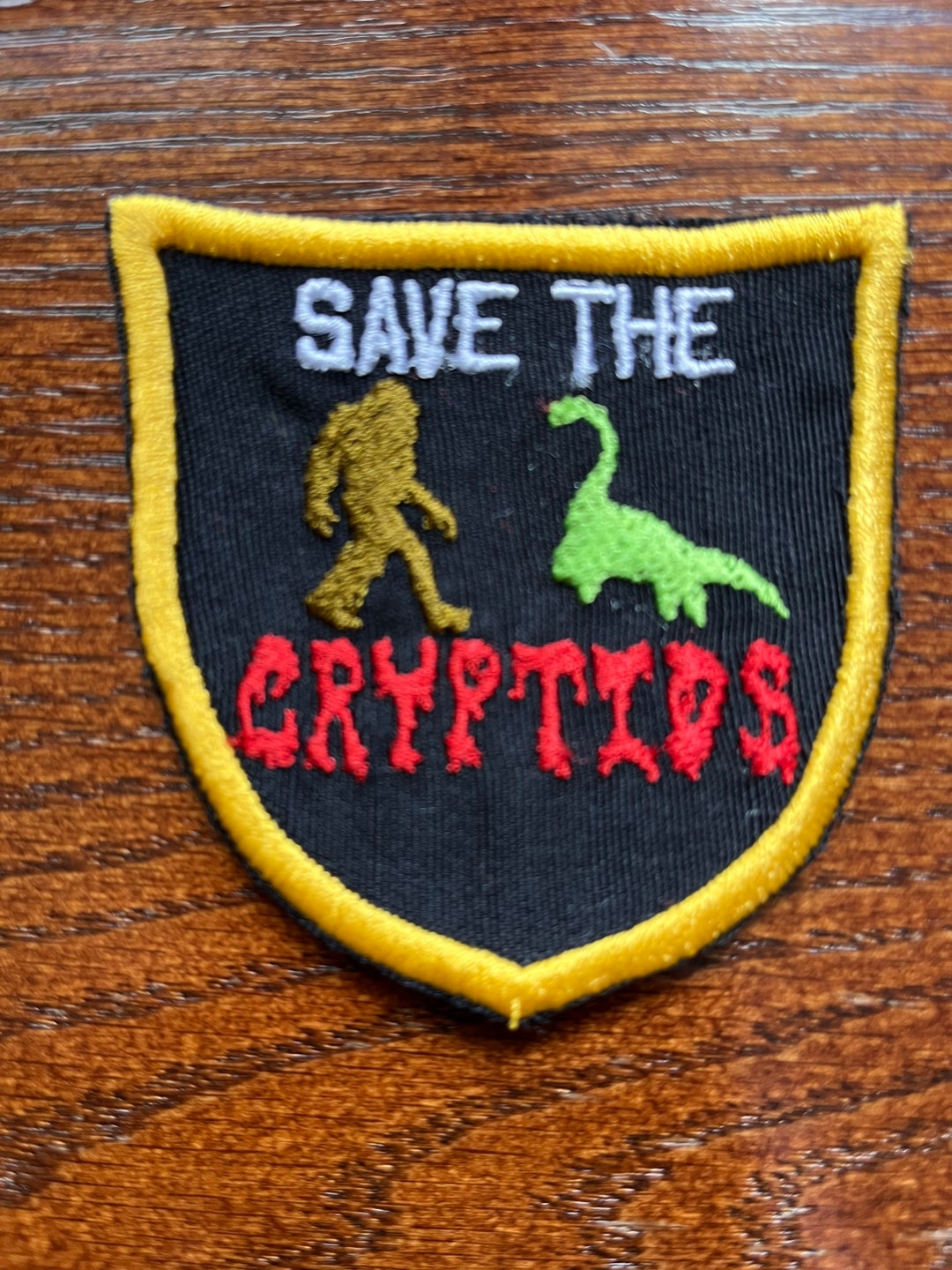 Patch for Backpack, Save the Cryptids, Bigfoot Patch for Jacket ...