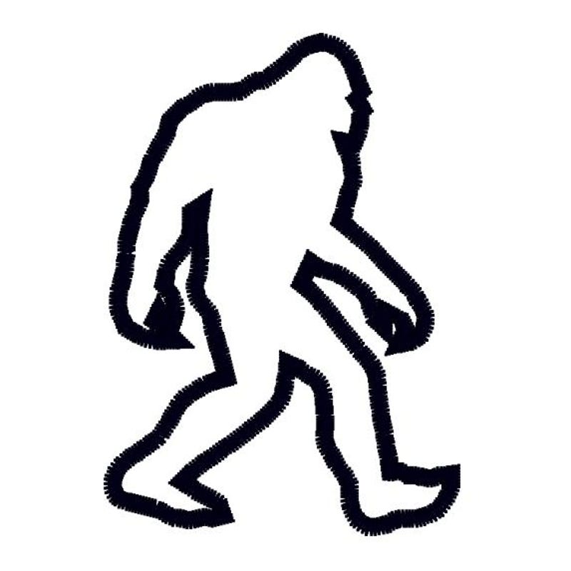 Sasquatch Outline - Etsy