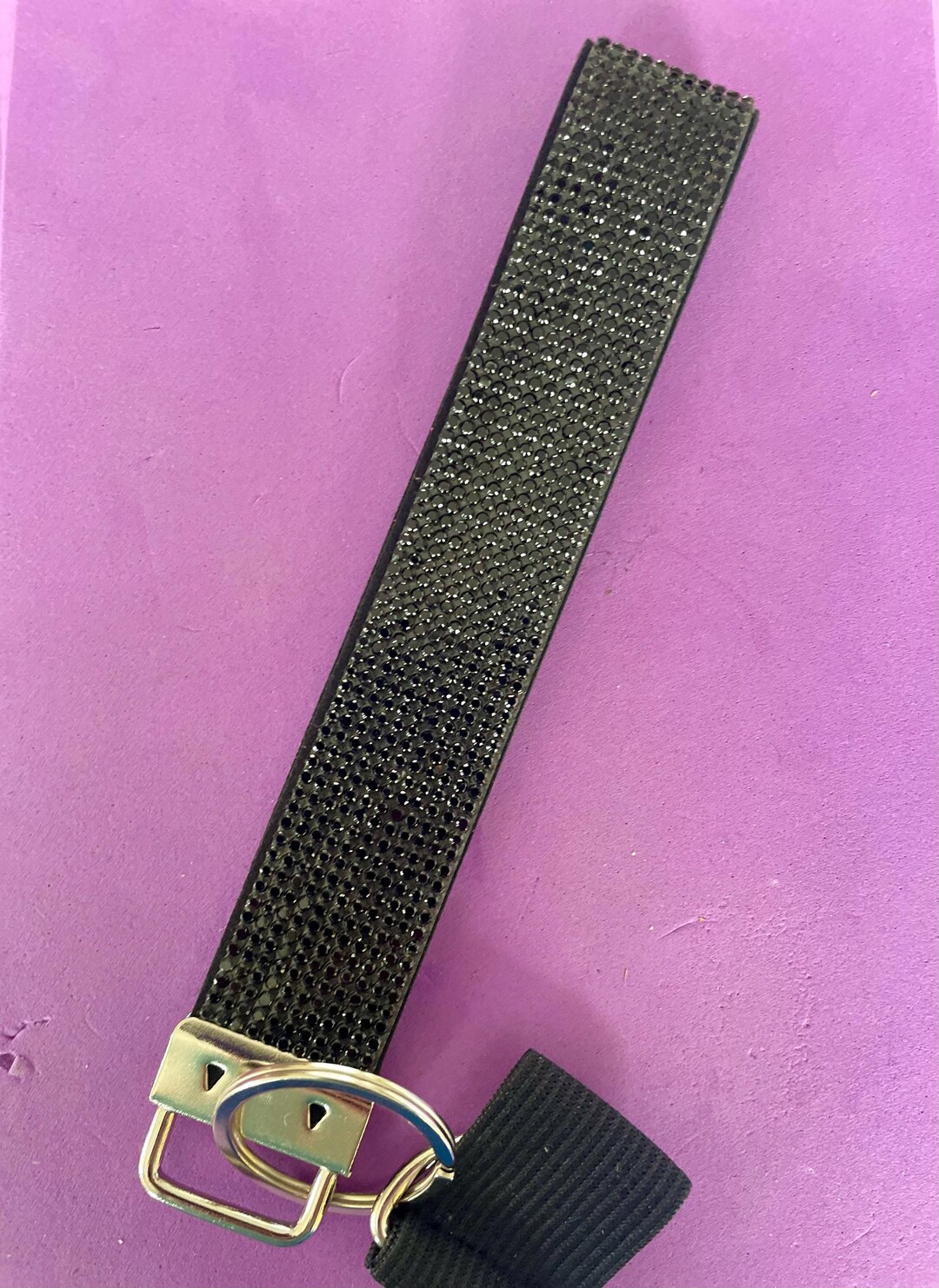Black Walking Stick Strap / Wrist Lanyard for Mobility Aid, Hiking Cane ...