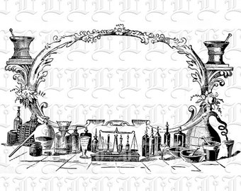 Retro Vintage Victorian Digital Blank Banners Labels Signs | Etsy