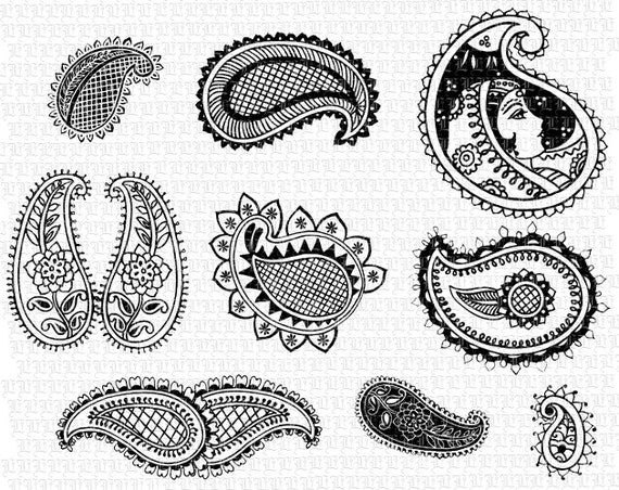 Henna Pattern Paisley