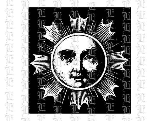 Sun Solar Body Ancient Astronomy Cartographic Illustrations - Etsy