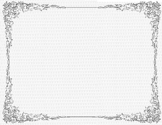 Victorian Border Clip Art