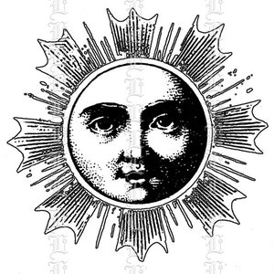 Sun Solar Body Ancient Astronomy Cartographic Illustrations Antique ...