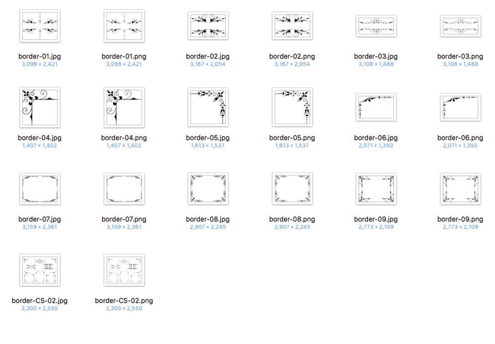 Decorative Vintage Headline Lettering Borders Headline Frames Swirl ...