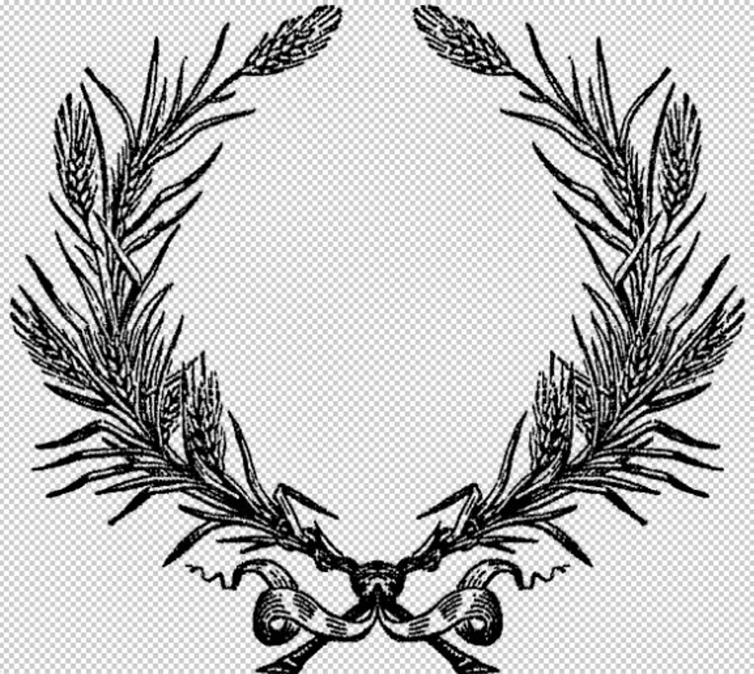 Wheat Wreath Illustration