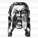 Retro Victorian Advertising Image Man Shouting High Quality ...