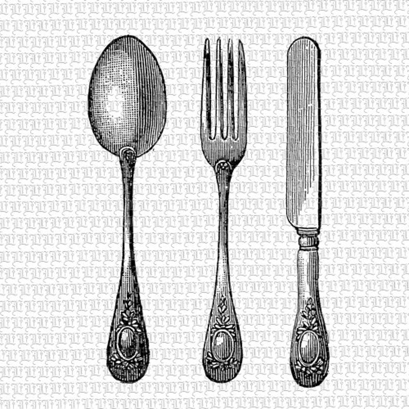 Fork Stencils - Etsy