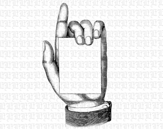 Hand Holding Card High Resolution