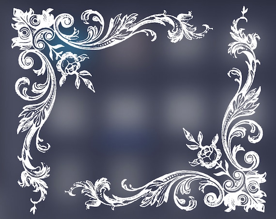 Victorian Corner Border Design