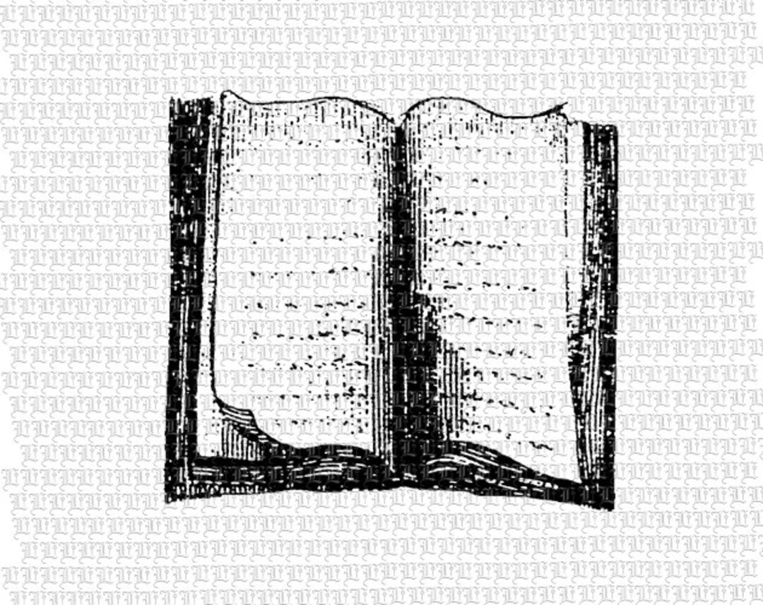 Antique Open Book Printable Graphic Instant Digital Download 2405 - Etsy