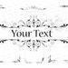 Decorative Vintage Headline Lettering Borders Headline Frames Swirl ...