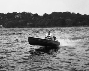 Vintage Photograph Art Print Boat Ride Family Vintage Lake - Etsy