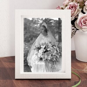 Antique Style Wall Art, 1930s Bridal Portrait Photo Print, Vintage ...