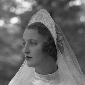 Antique Style Wall Art, 1930s Bridal Portrait Photo Print, Vintage ...
