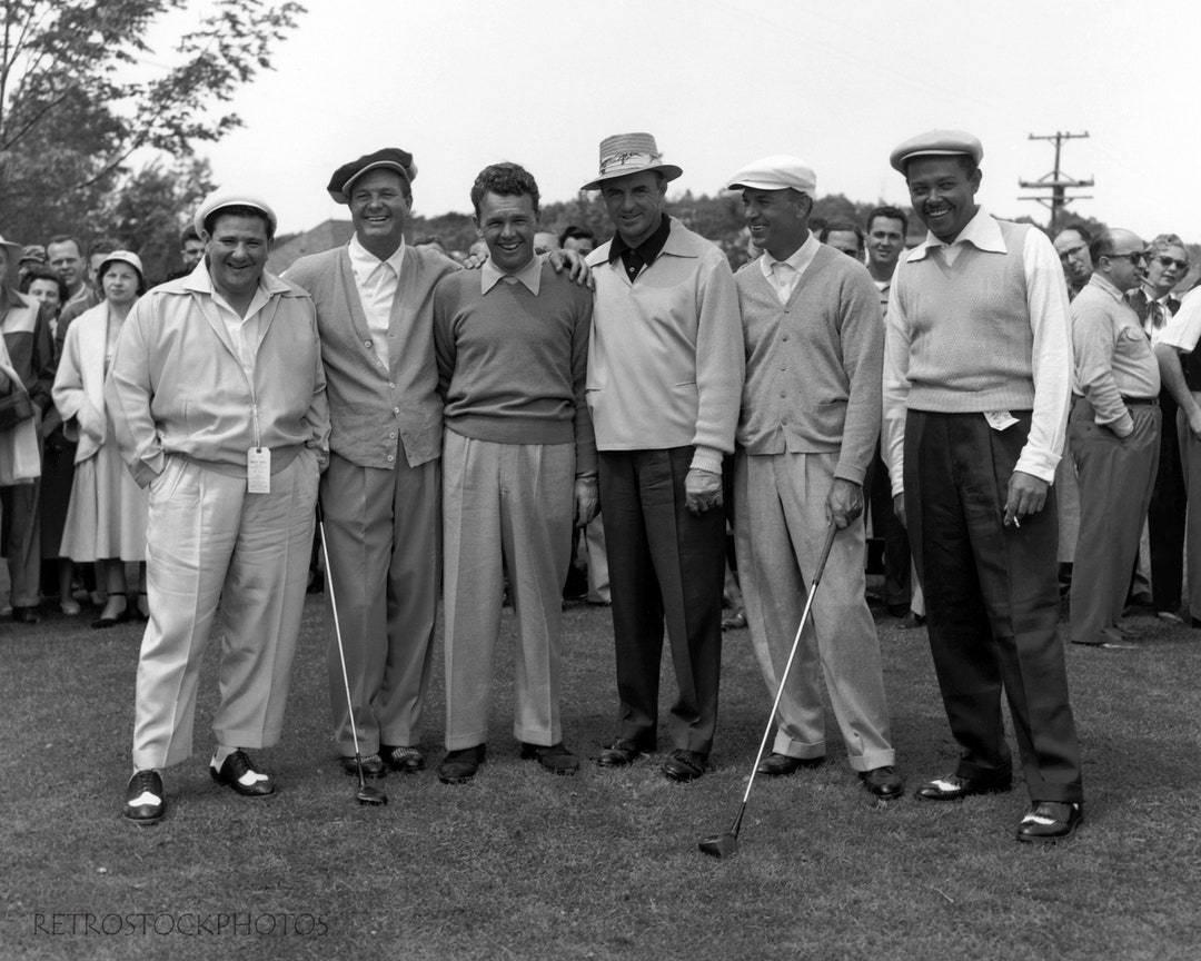 Vintage 1950's Golf Celebrities Photo Print Multiple - Etsy
