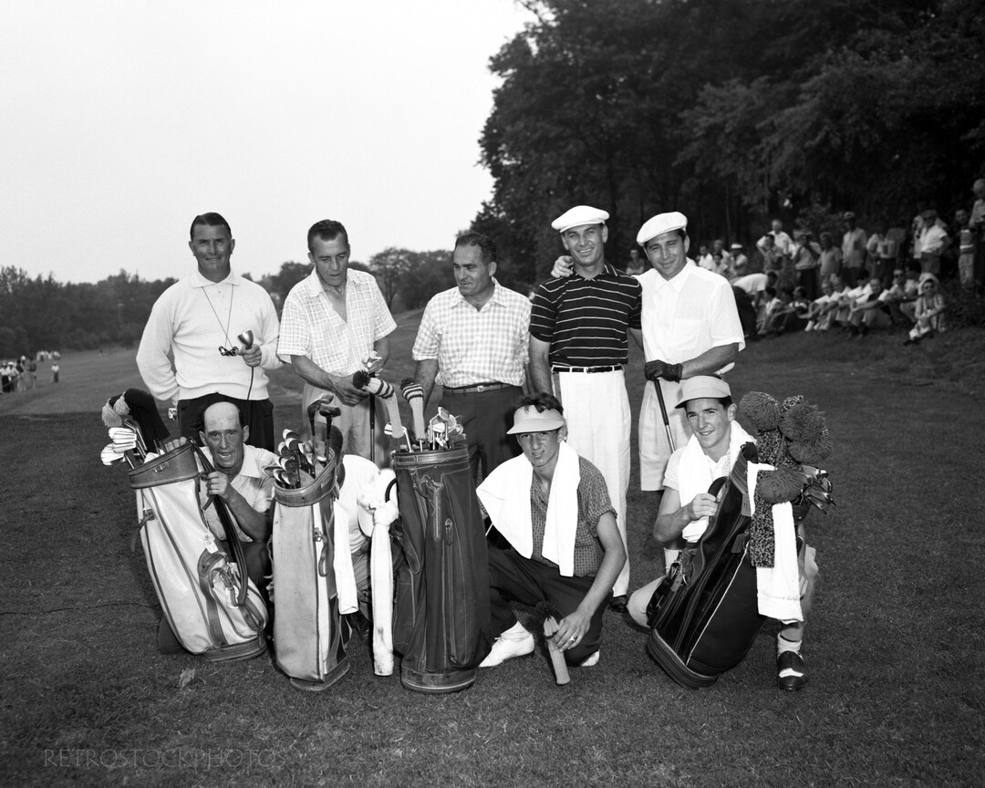 1950's Vintage Golf Celebrities Photo Print Custom Wall - Etsy