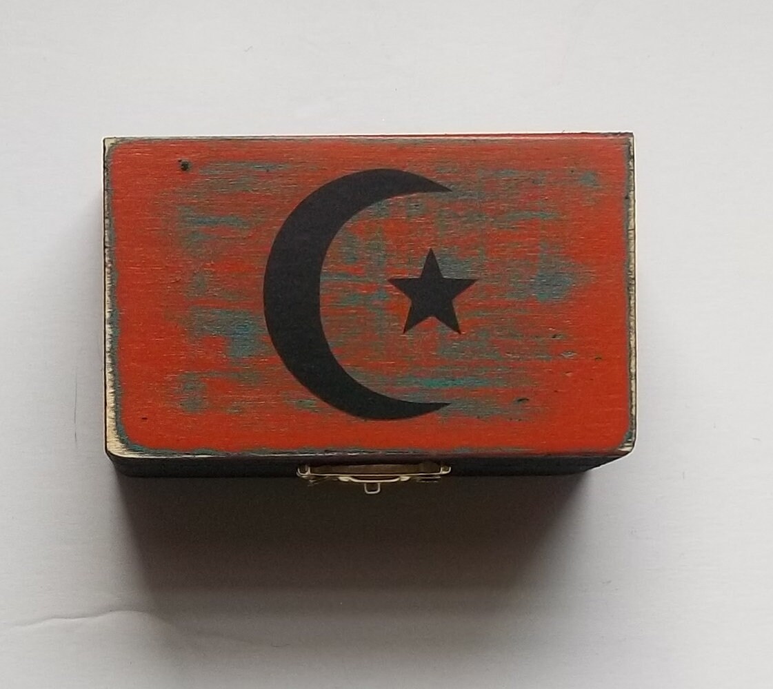 Crescent moon Trinket box | Etsy