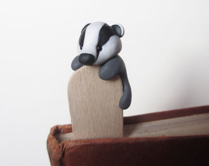 Badger Bookmark Inspired by British Wildlife for Badger Lovers / Badger ...