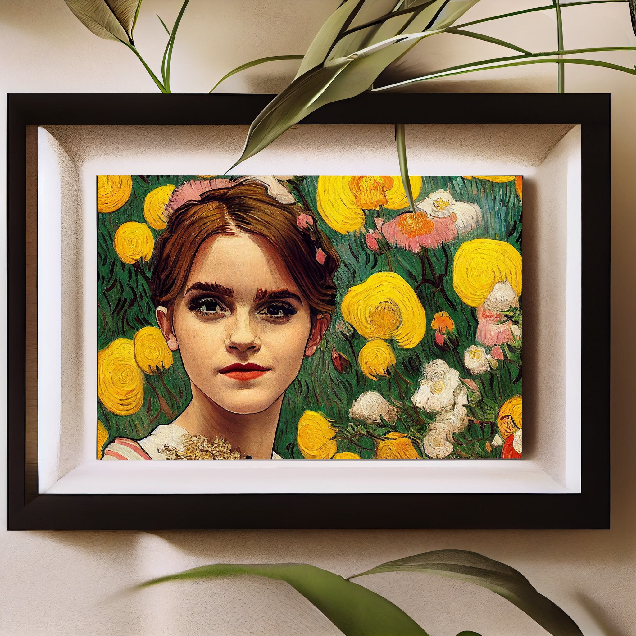 Hermione Granger Poster Emma Watson Painted by Van Gogh Gift - Etsy
