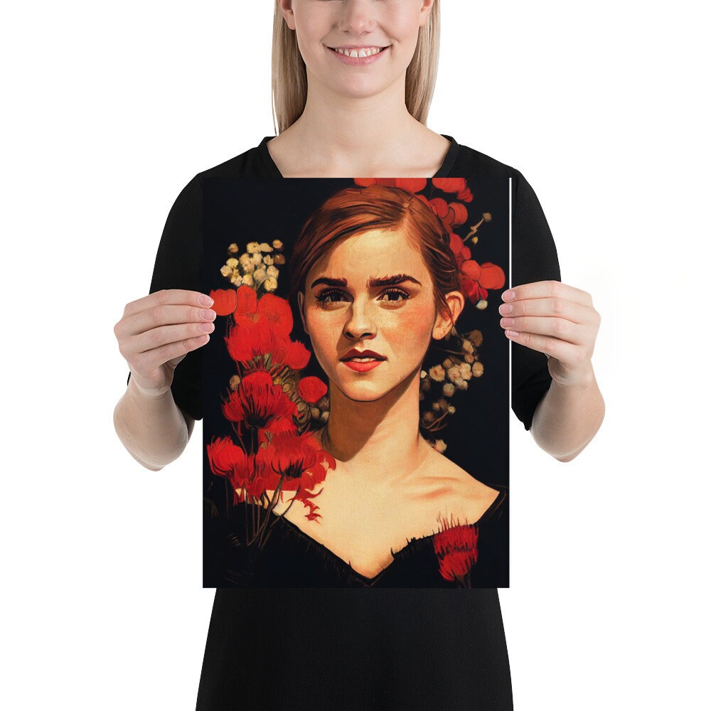 Hermione Granger Poster Emma Watson Painted by Van Gogh Gift - Etsy