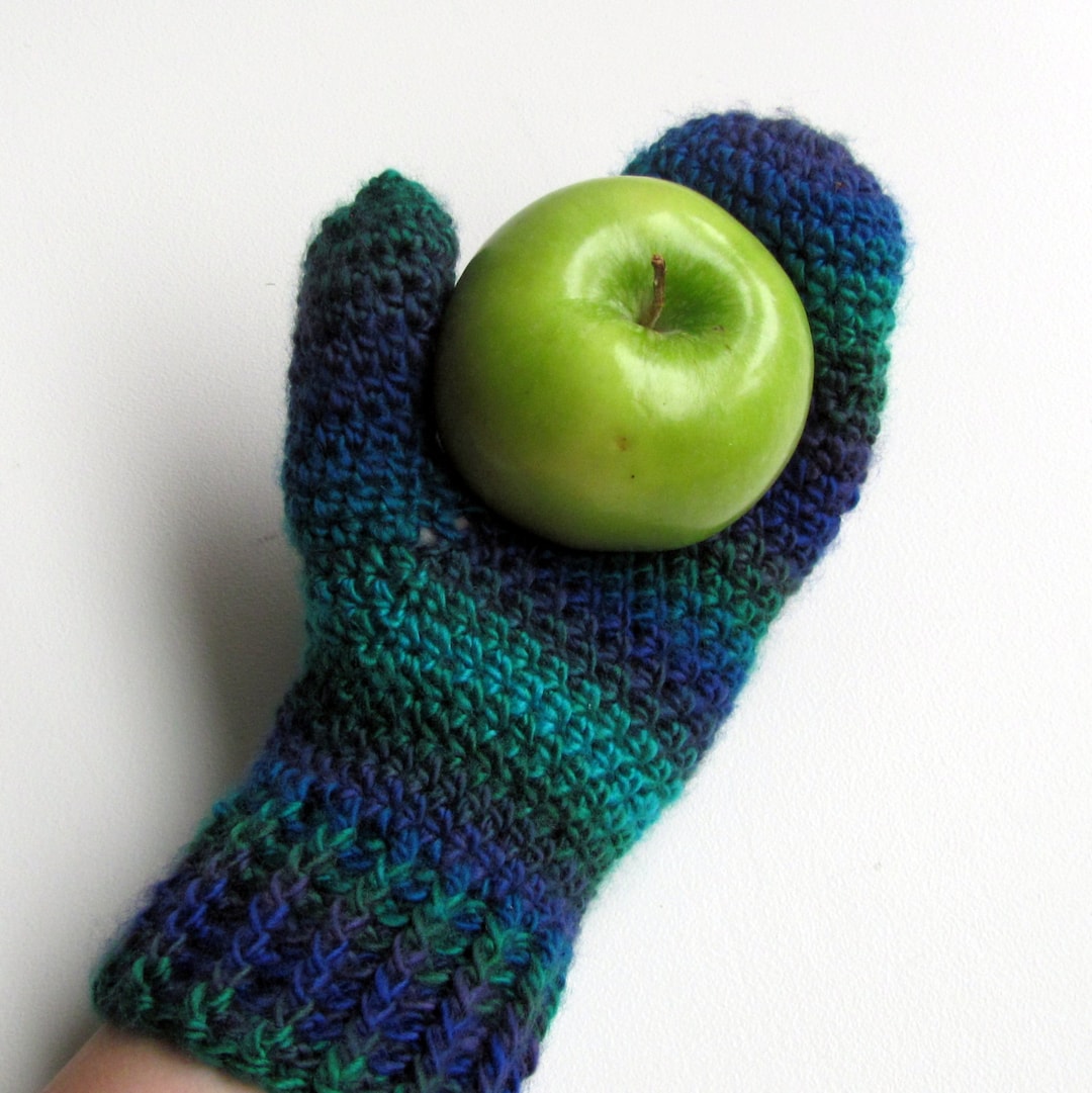 CROCHET PATTERN Mittens ⨯ Ladies Women Girls ⨯ Worsted Weight Yarn ⨯ ...