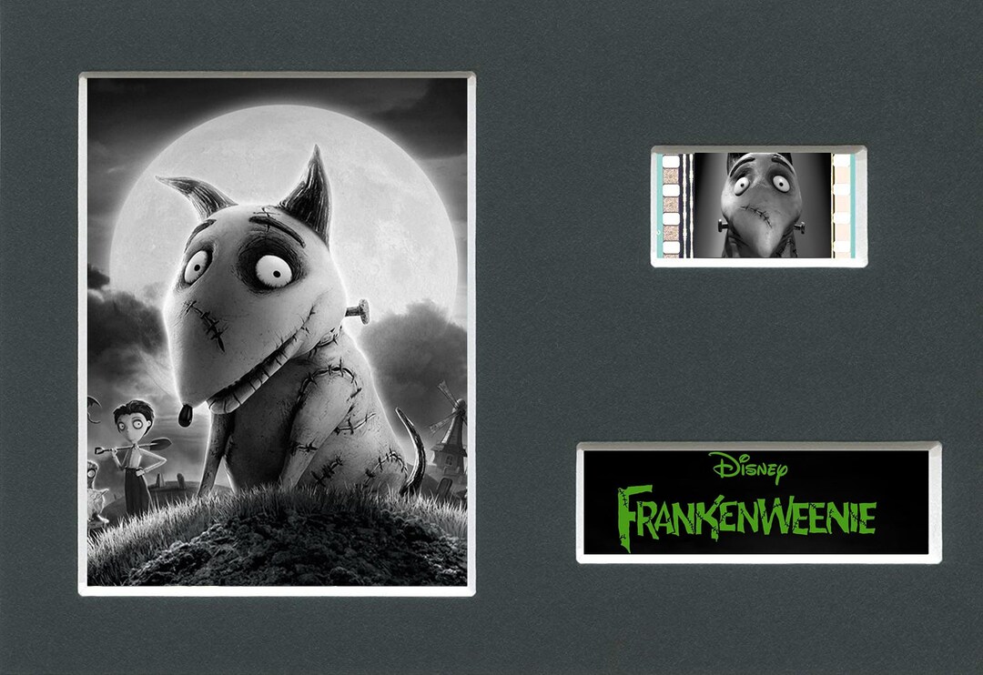 A Rare Frankenweenie Tim Burton Movie Original Rare & Genuine Film Cell ...