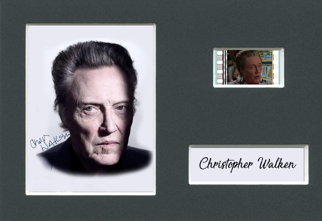 Very Rare Christopher Walken Original Rare & Genuine Film Cell From a ...