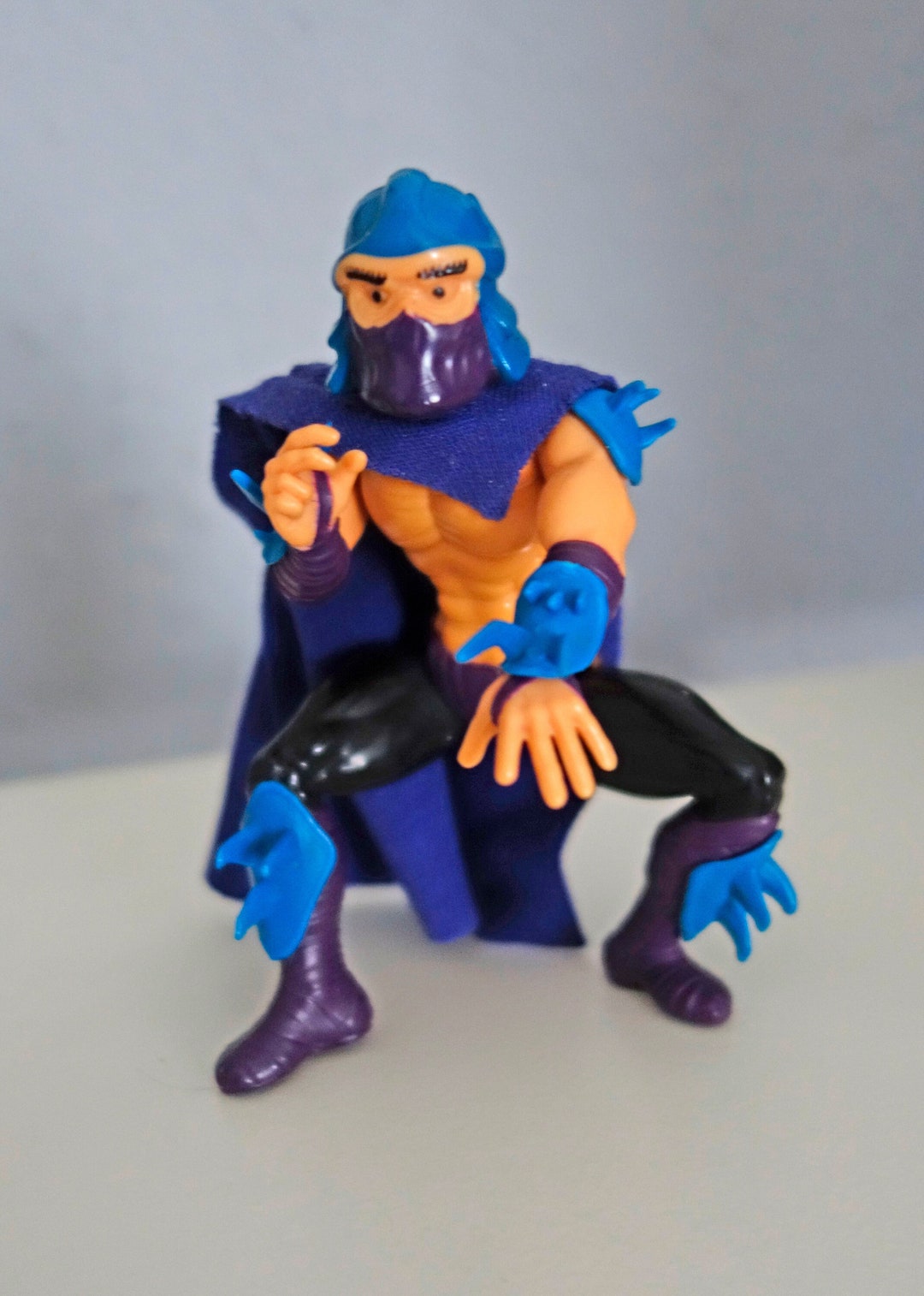 A Vintage 1988 Shredder With Cape Foot Clan Villain Action Figure From ...