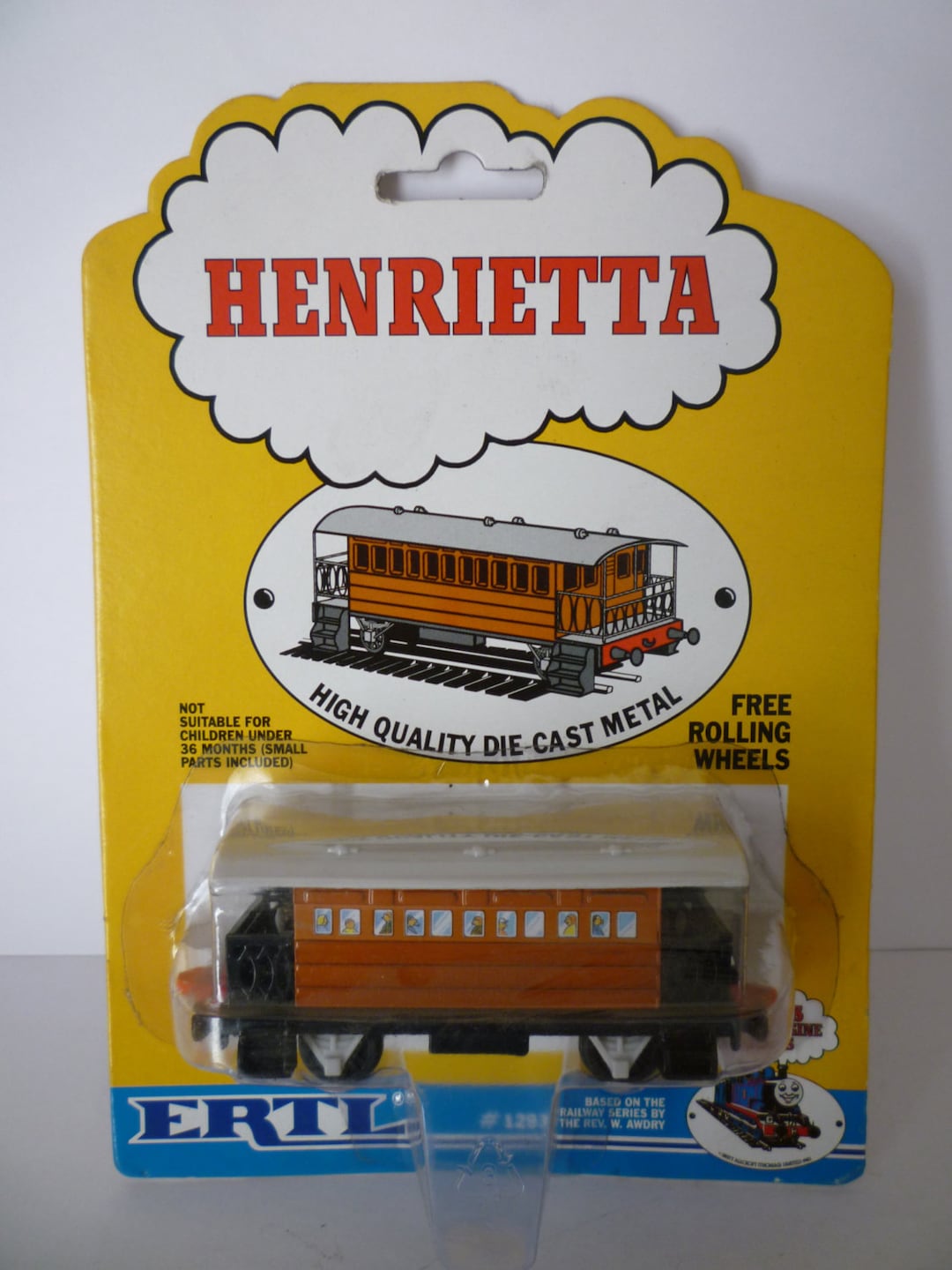 A Retro 90s Die Cast Metal Henrietta Train Carriage Thomas the Tank ...
