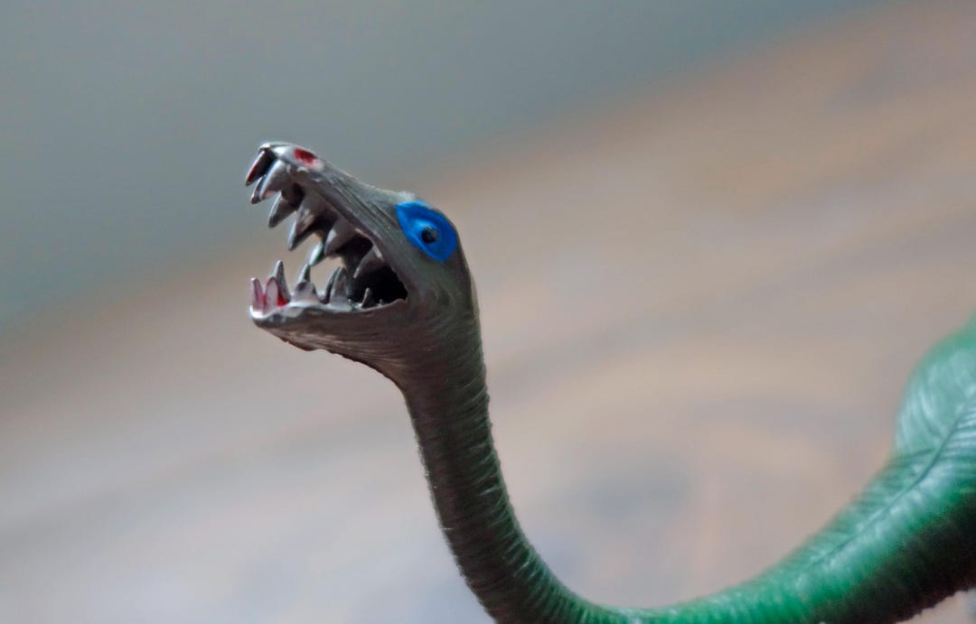 Vintage Diplodocus MOTU Bootleg 1980s Dinosaur Toy Figure Model Retro ...