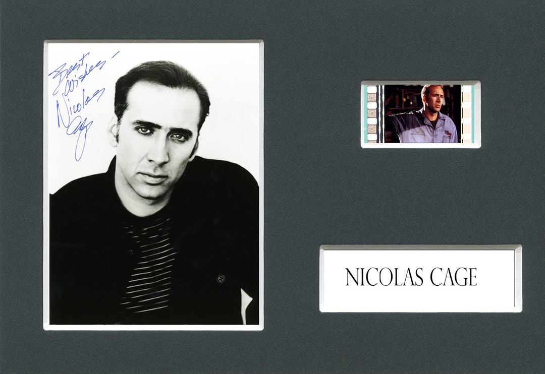Nicolas Cage Original Rare & Genuine Authentic Limited Edition Film ...