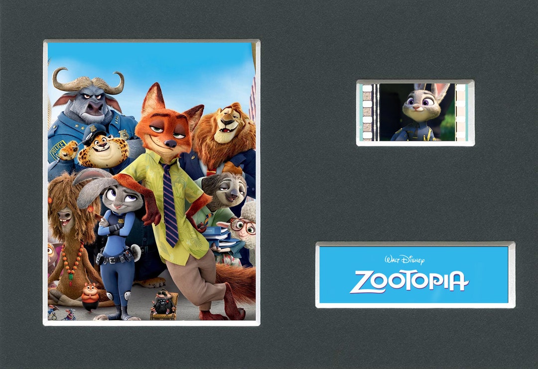 A Zootopia Zootropolis Original Rare & Genuine Film Cell Display From ...