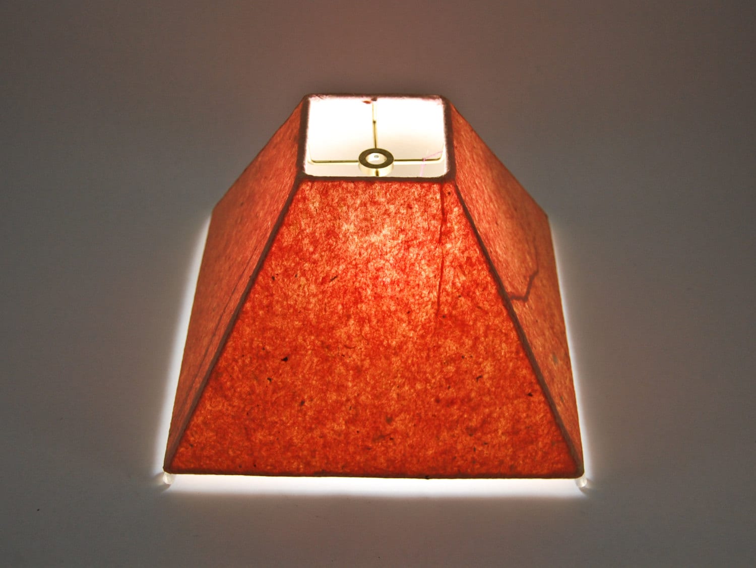 Small Square Handmade Paper Lampshade | Etsy