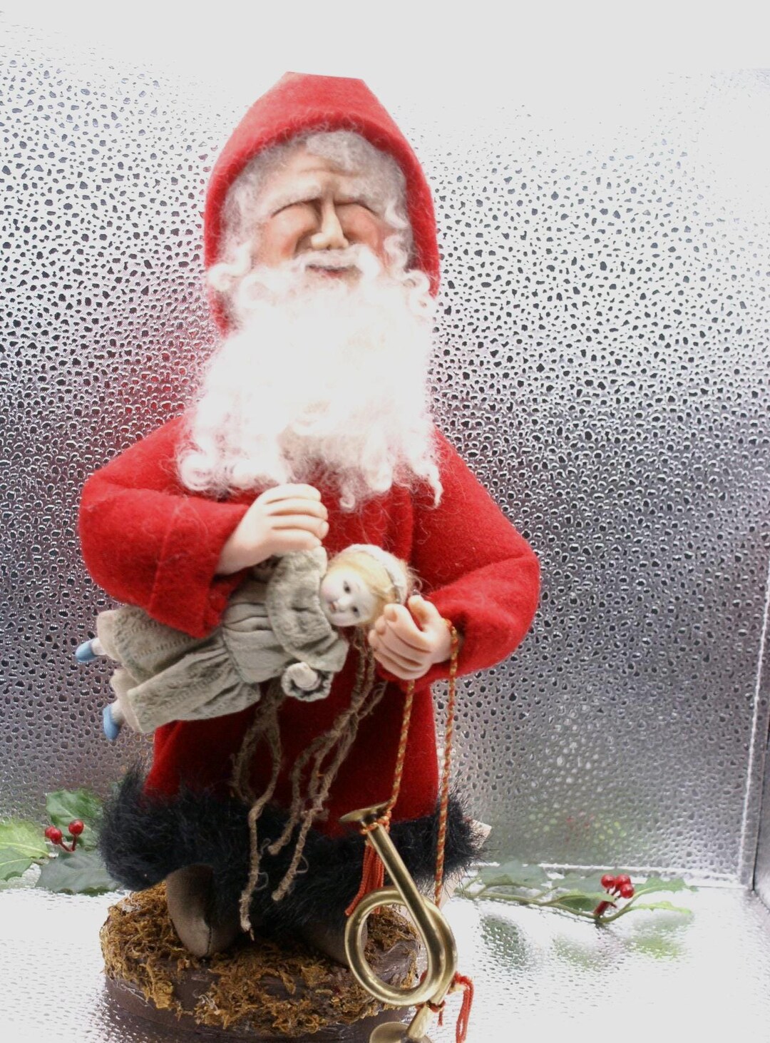 Passion for Santa's /folk Art Santa / Signed / Dorthea Fitzgearld ...