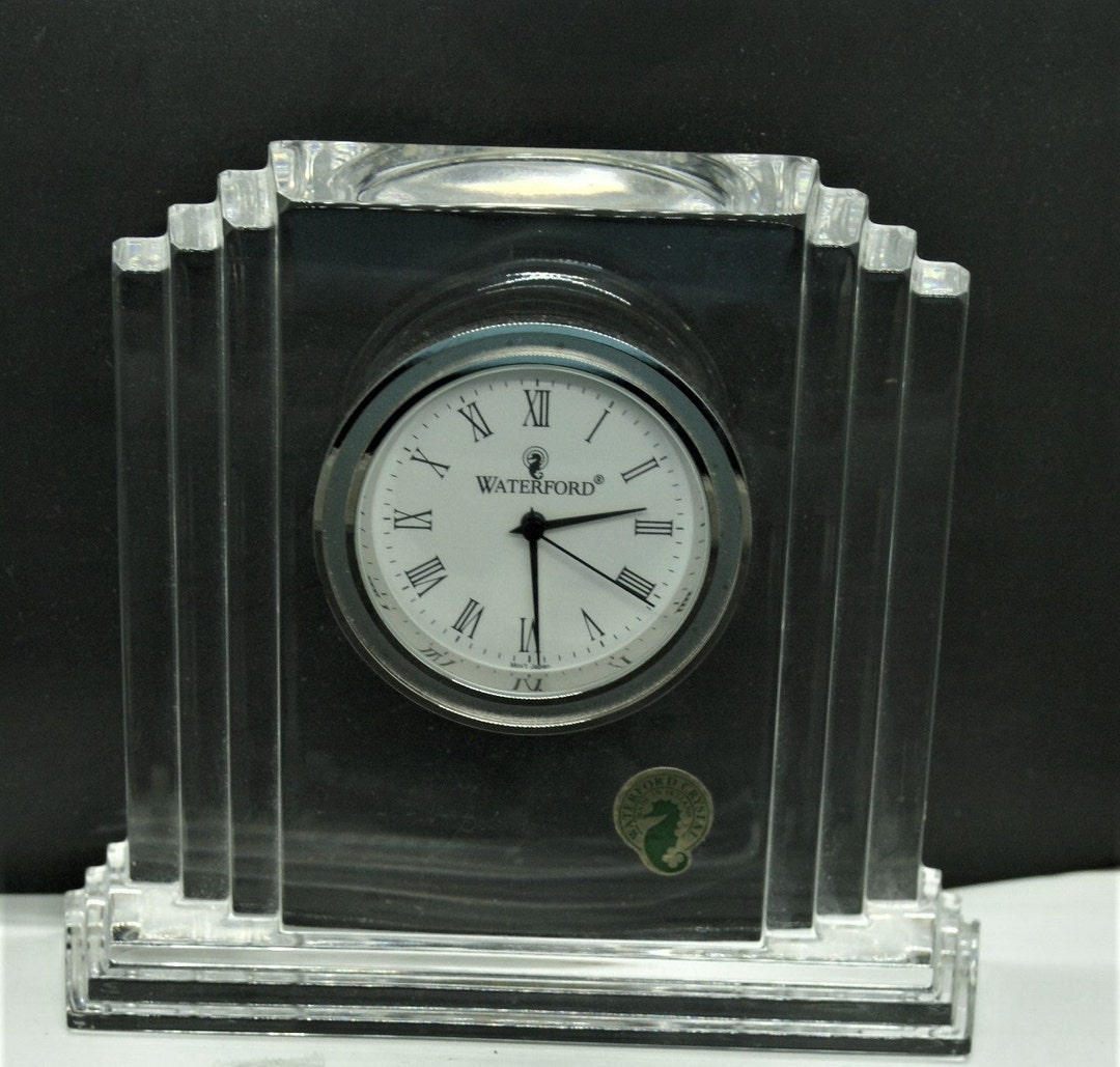 Waterford Crystal Quartz Clock/ Time Pieces Crystal Clock - Etsy