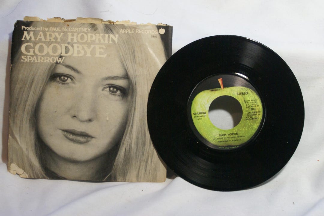 Mary Hopkin - Goodbye / Sparrow 45 RPM - Apple Records - 1806 ...
