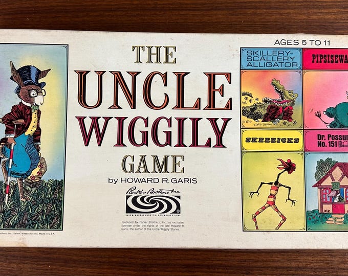 Vintage Trippy 1967 Uncle Wiggly Board Game by Parker Brothers ...
