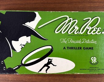 Vintage Game Mr. Ree!: the Fireside Detective, No. 77 Board Game, 1946 ...