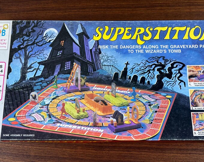 Vintage 1977 Superstition Board Game by Milton Bradley -complete ...
