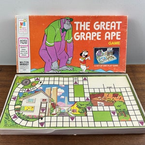 Vintage 1975 Great Grape Ape Board Game – Milton Bradley, Complete - Etsy